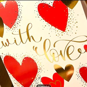 With Love Pop-up 3D Card| Laser Cut Handmade Card| Love You so Much ...