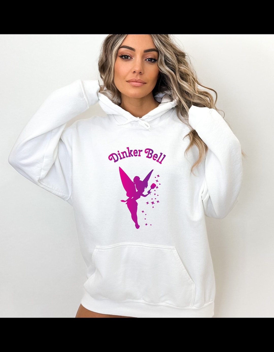 Dinker Bell Pickleball Pullover Hoodie Funny Fairy Gift Etsy