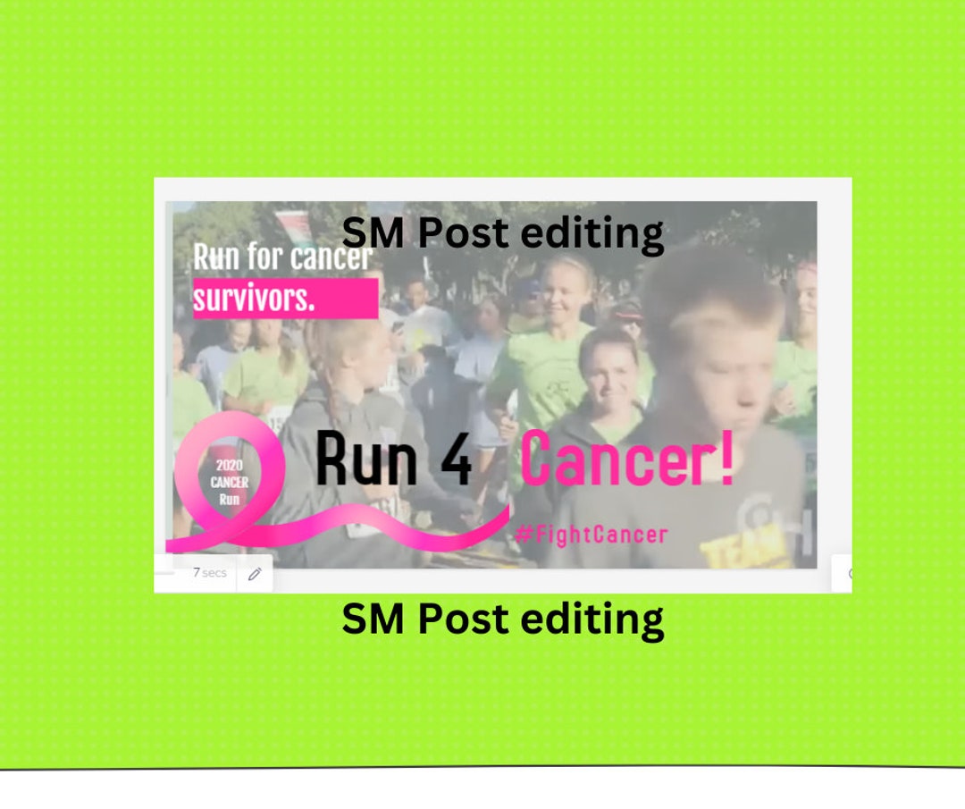 Z-video Animation, Digital Flyer, Cancer Ad, Advertisement, Run for ...