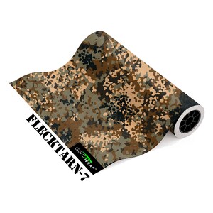 Camo Wrap Roll Premium Vinyl Sheet 3M Matt Adhesive 7,8x39in FLECKTARN ...