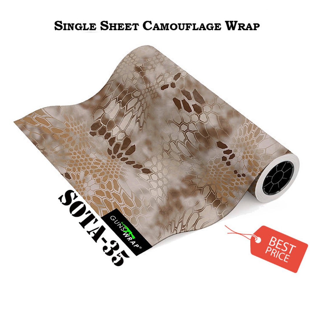 Camouflage Vinyl Camo Wrap Skin Roll Sheet 3M Premium Matt Adhesive 7 ...