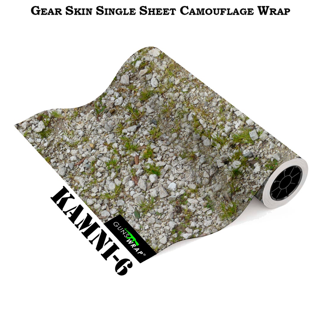 Camo Wrap Roll Premium Vinyl Sheet 3M Matt Adhesive 7,8x39in KAMNI-6 ...