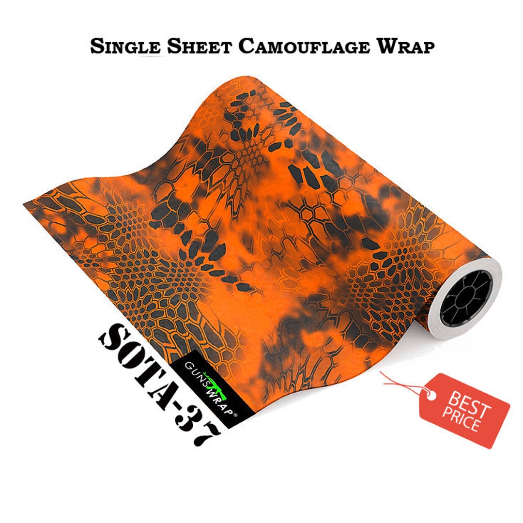 Premium Vinyl Camo Wrap Roll Sheet 3M Matt Adhesive 7,8x39in SOTA-37 - Etsy