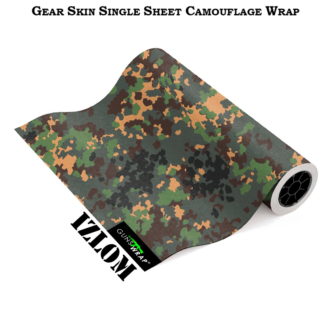 Camo Wrap Roll Premium Vinyl Sheet 3M Matt Adhesive 7,8x39in IZLOM - Etsy