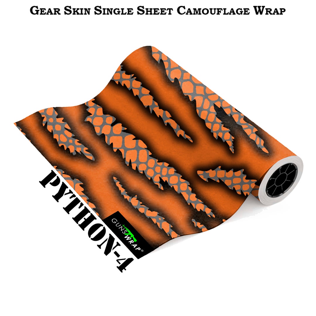 Camo Wrap Roll Premium Vinyl Sheet 3M Matt Adhesive 7,8x39in PYTHON-4 ...