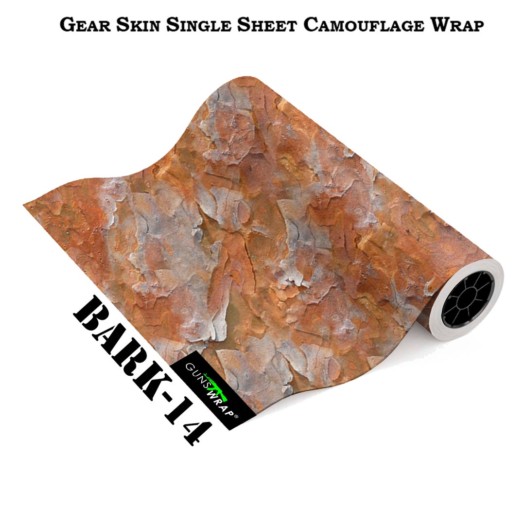 Camo Wrap Roll Premium Vinyl Sheet 3M Matt Adhesive 7,8x39in BARK-14 - Etsy