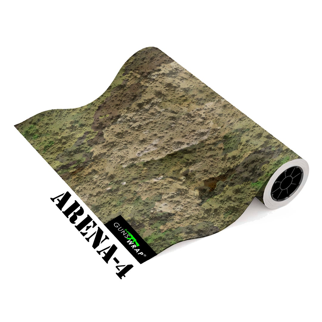 Premium Vinyl Camo Wrap Roll Sheet 3M Matt Adhesive 7,8x39in ARENA-4 ...