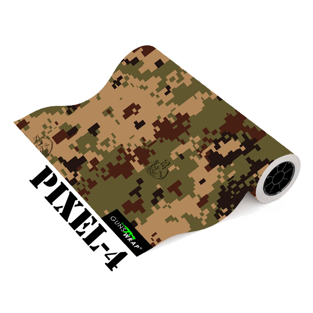 Premium Vinyl Camo Wrap Roll Sheet 3M Matt Adhesive 7,8x39in PIXEL-4 - Etsy