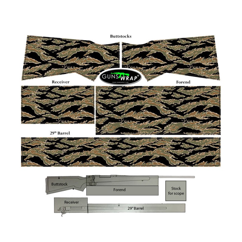 Camo Vinyl Wrap Set Premium Camouflage Skins Sheet 3M Matt Adhesive Pre ...