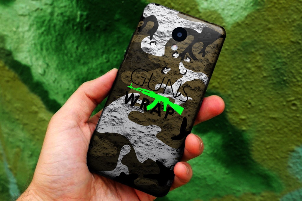 Camo Wrap Roll Premium Vinyl Sheet 3M Matt Adhesive 7,8x39in COMBAT-6 ...