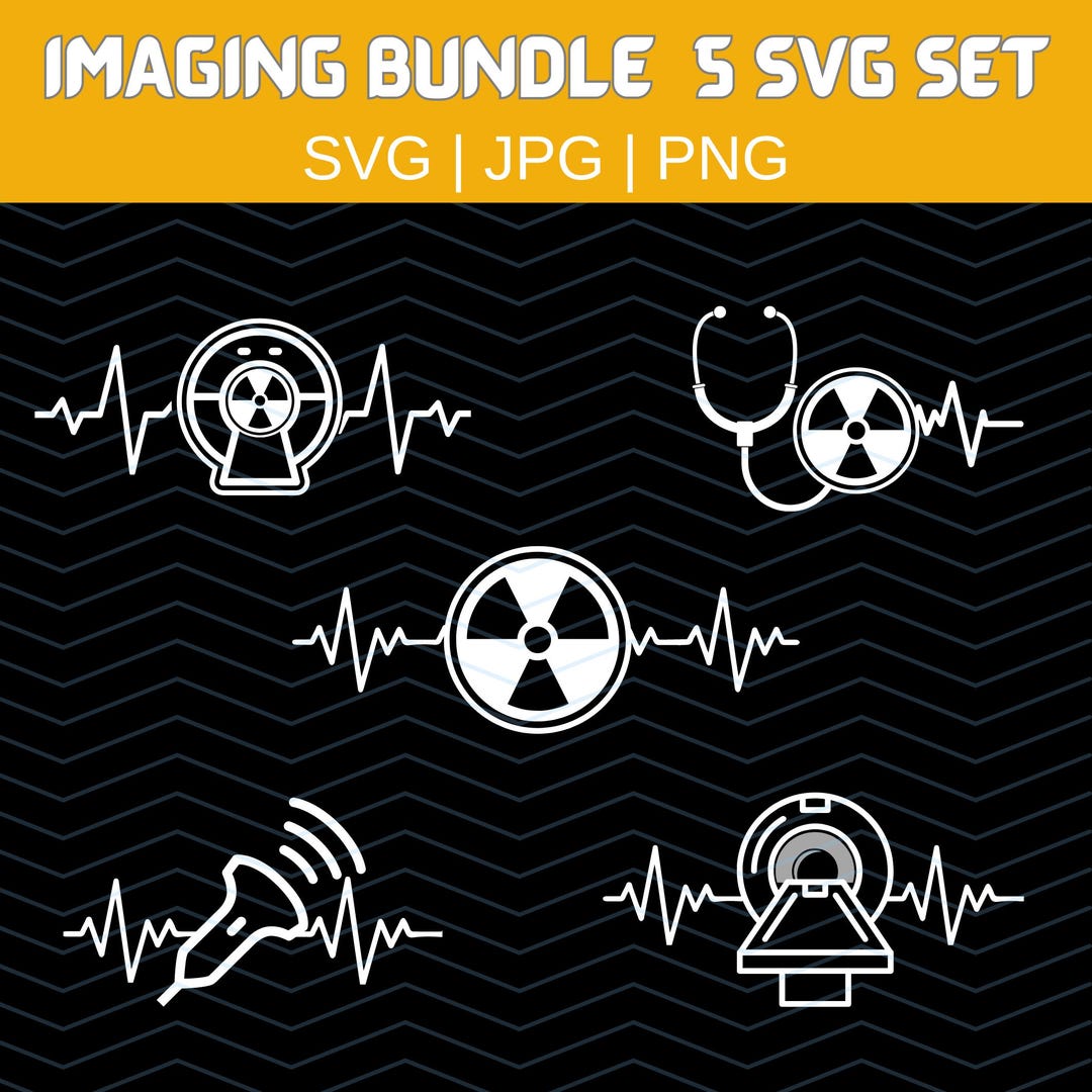 Imaging Department SVG Pack: Radiology, X-ray, CT Tech Designs (digital ...