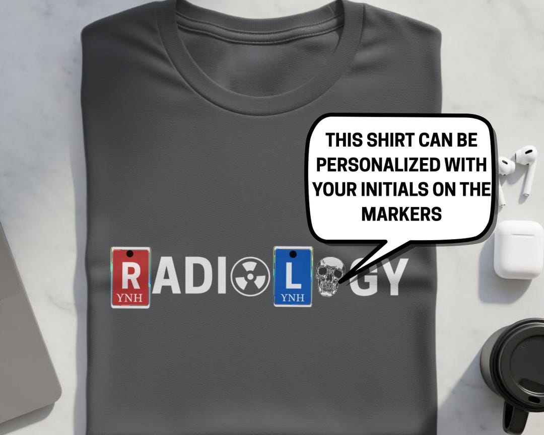 Personalized Radiology Tech Markers T-shirt: Funny Rad Tech Tee ...