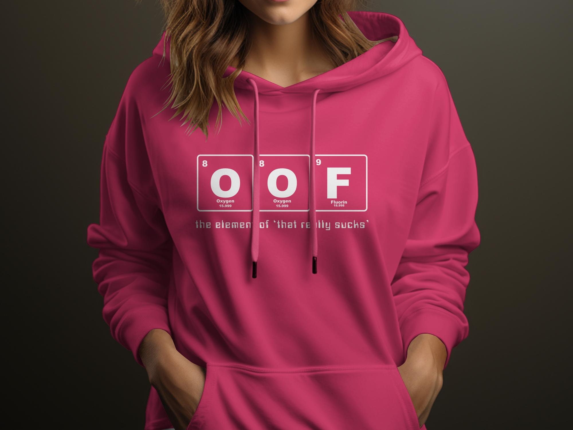 Uff: Funny Science T-shirt Periodic Table element of That Really Sucks ...