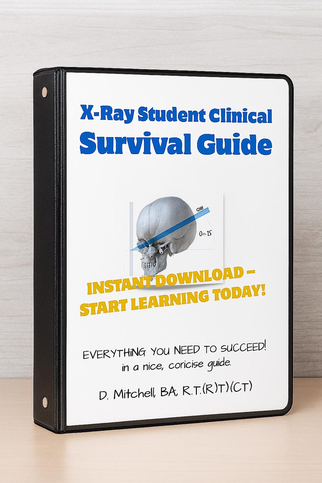 X-ray Student Clinical Guide: Rad Tech School Printable Planner (PDF ...