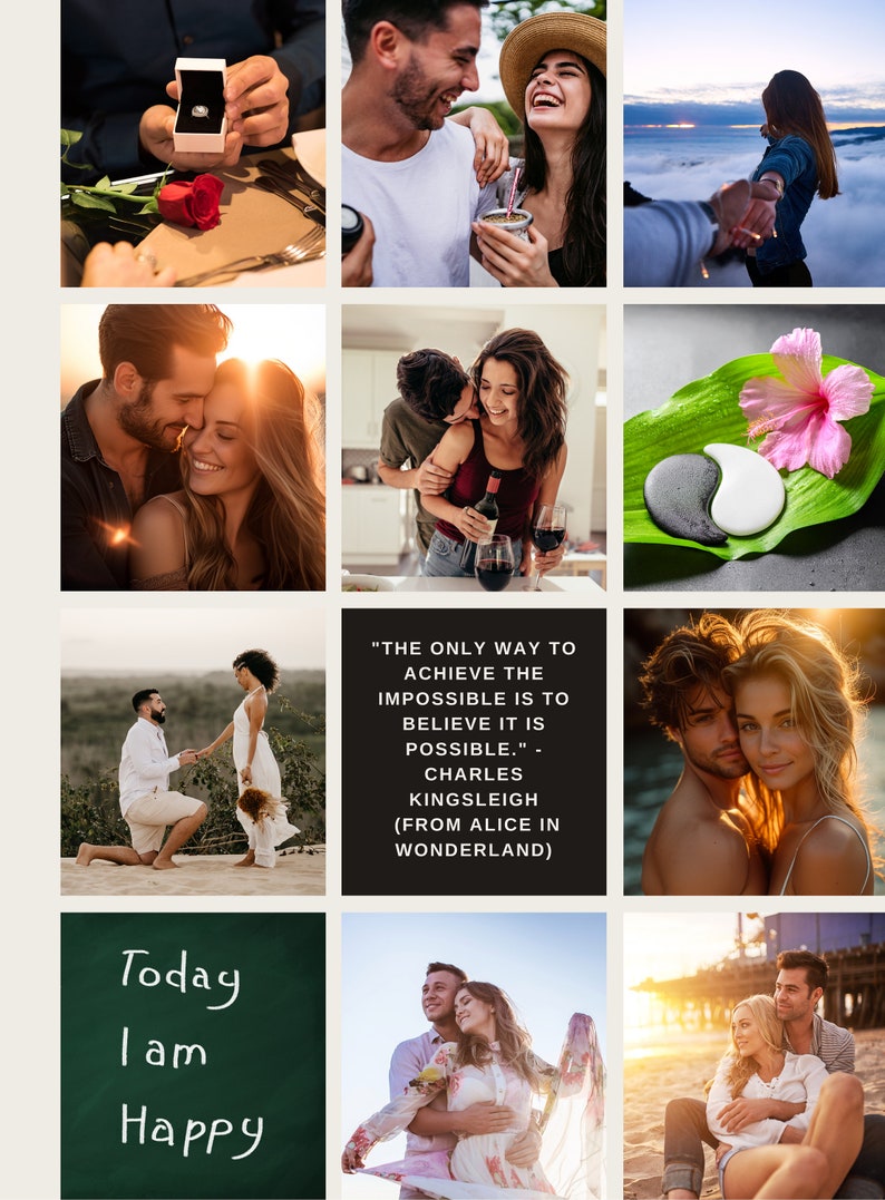Feng Shui Vision Board Book | 1000+ Pictures and Quotes for Vision ...