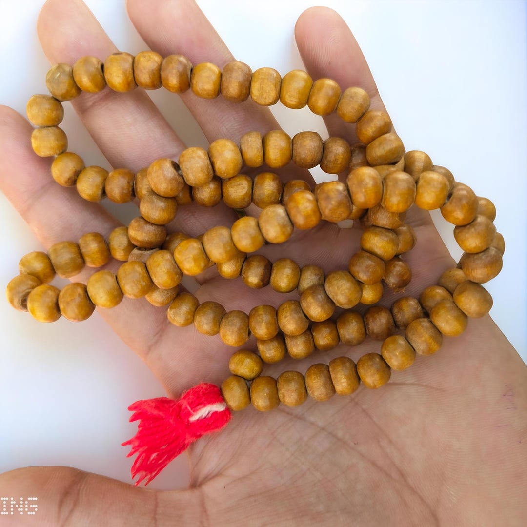 Tulsi Mala: Indian Holy Basil Rosary for Prayer & Meditation (8mm) - Etsy