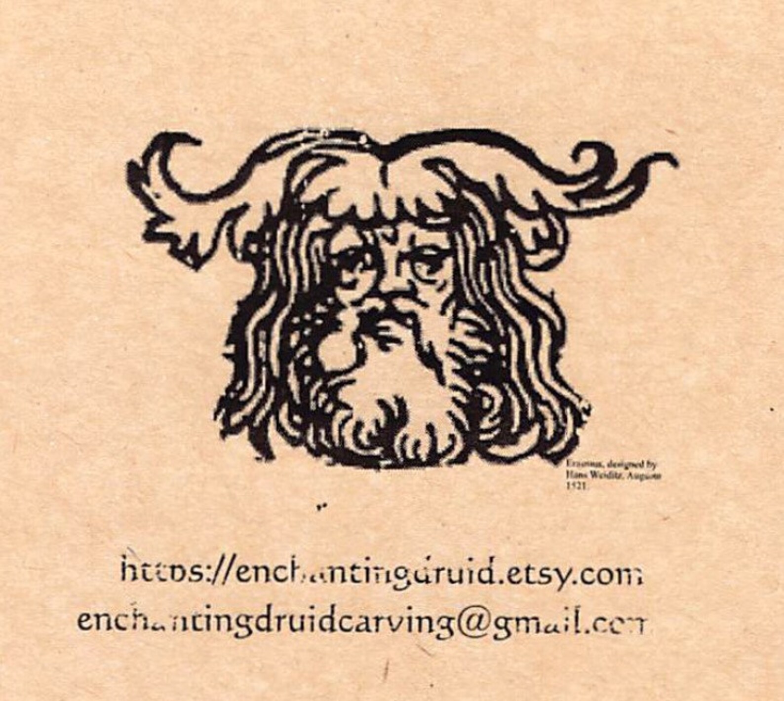 Wood Spirit Carving / Good Luck Charm - Hand Carved by the Enchanting ...