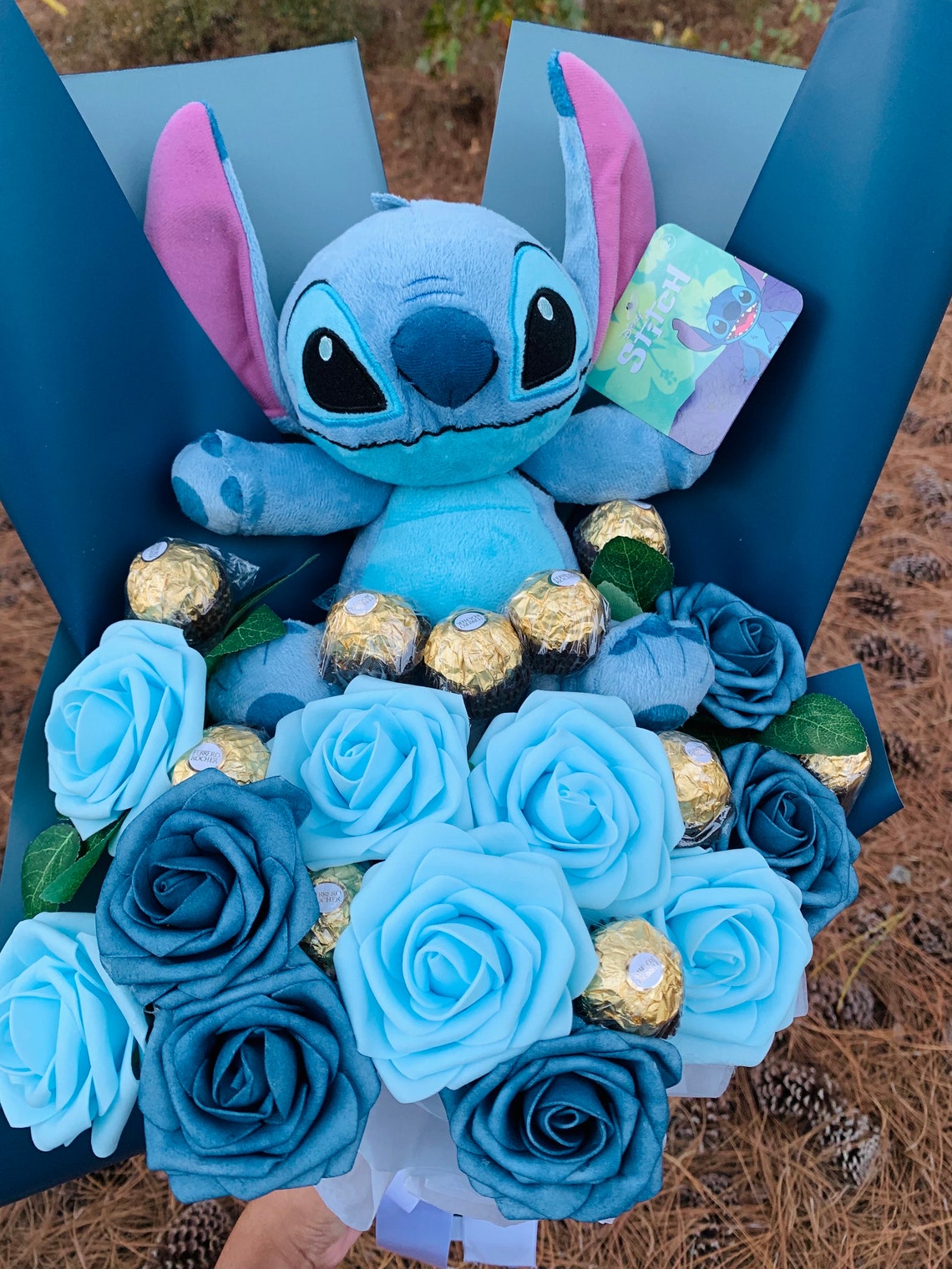 Stitch Boquet Stitch Gift Ideas Plush Chocolate Boquet - Etsy