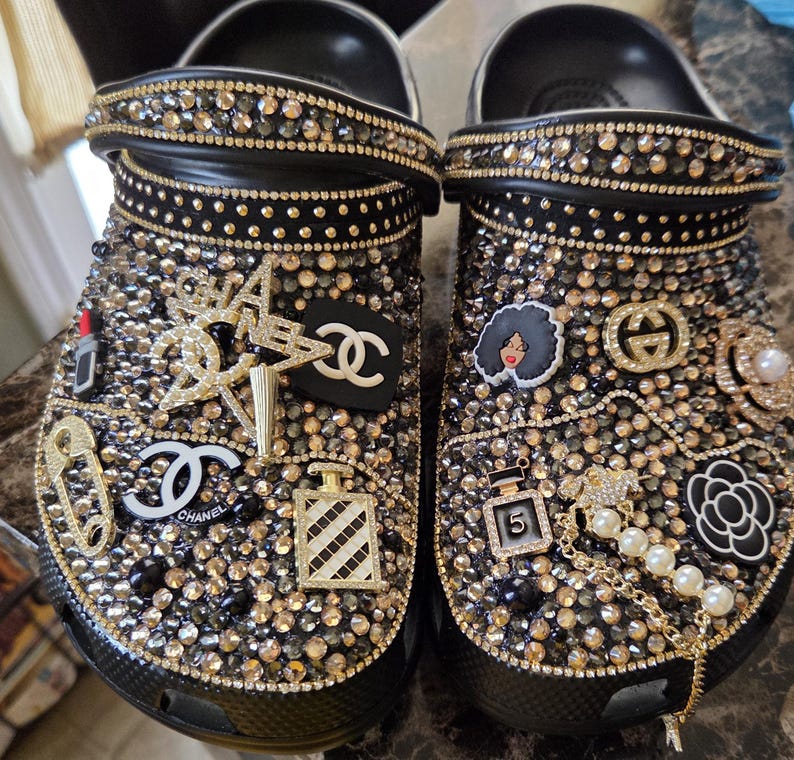 Adult Bling Crocs - Etsy