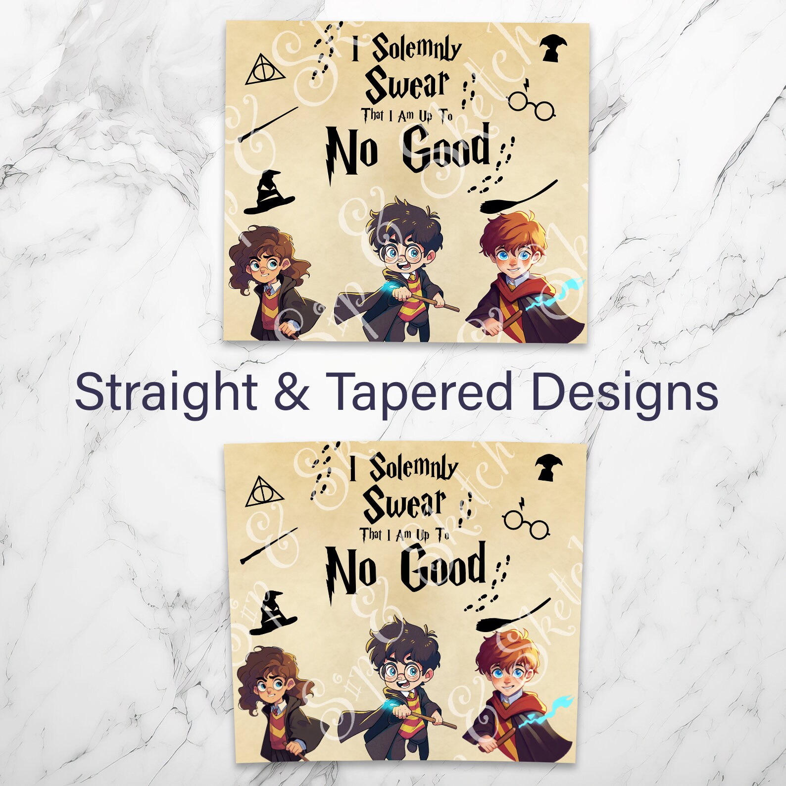 I Solemnly Swear I Am up to No Good Wizard Tumbler Wrap Wizard Straight ...