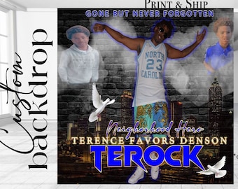 Repass Backdrop, Memorial Backdrop, Funeral Banner Background, Memorial ...