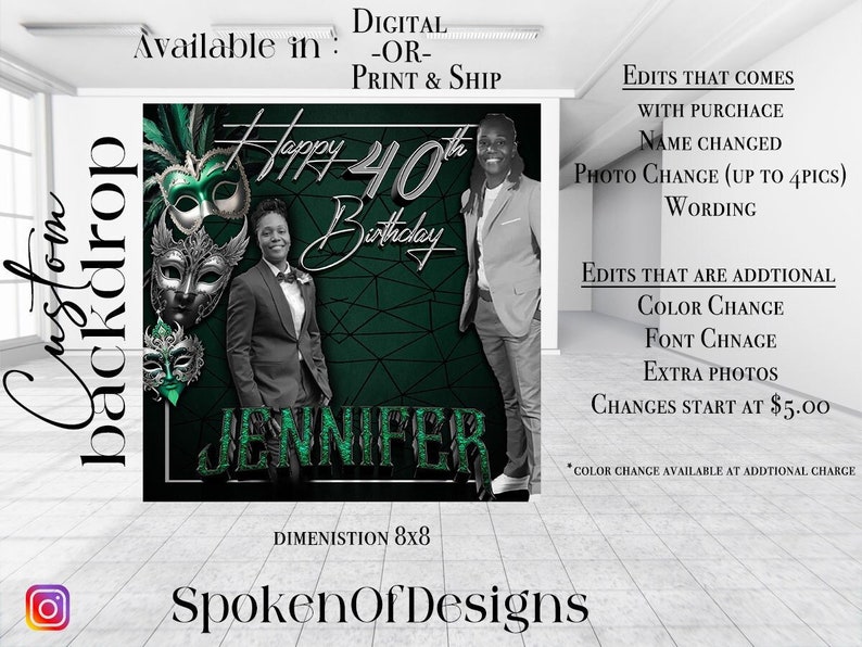 Masquerade Backdrop, Mask Backdrop, Retro Backdrop, Disco Backdrop ...