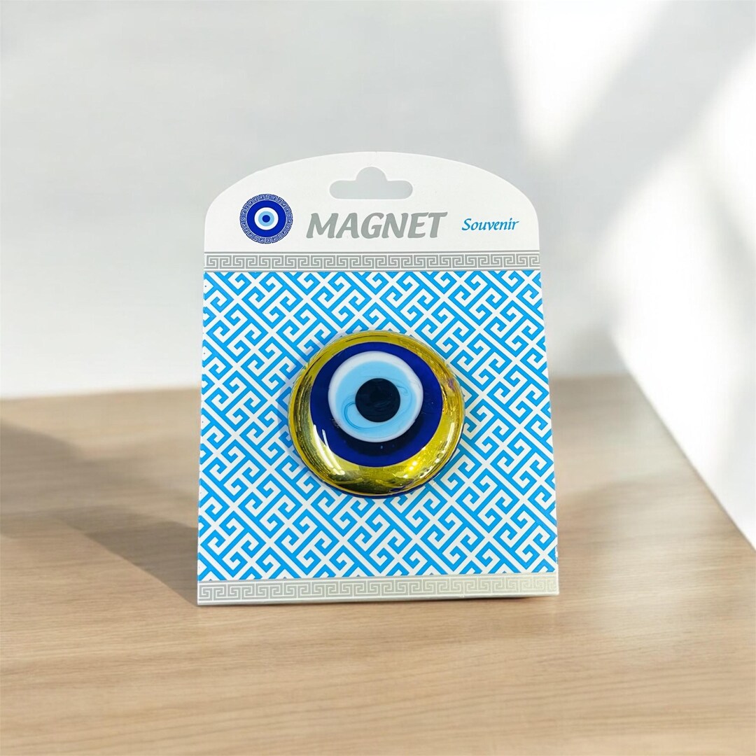 Gold Evil Eye Fridge Magnet: Turkish Nazar Home Protection - Etsy