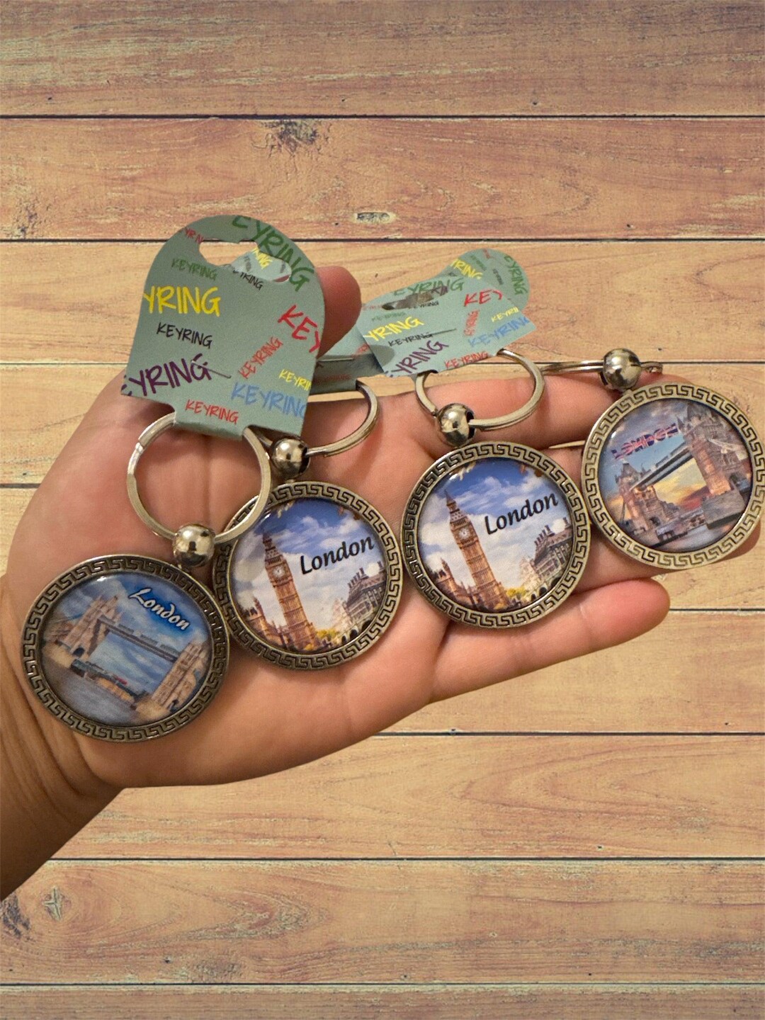 London Souvenir Steel Keyrings - Etsy