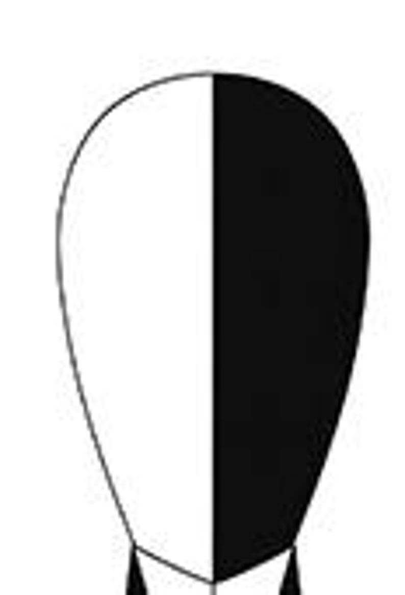 Abstract Geometric Wall Art, Black and White Minimalist Print, Faceless ...