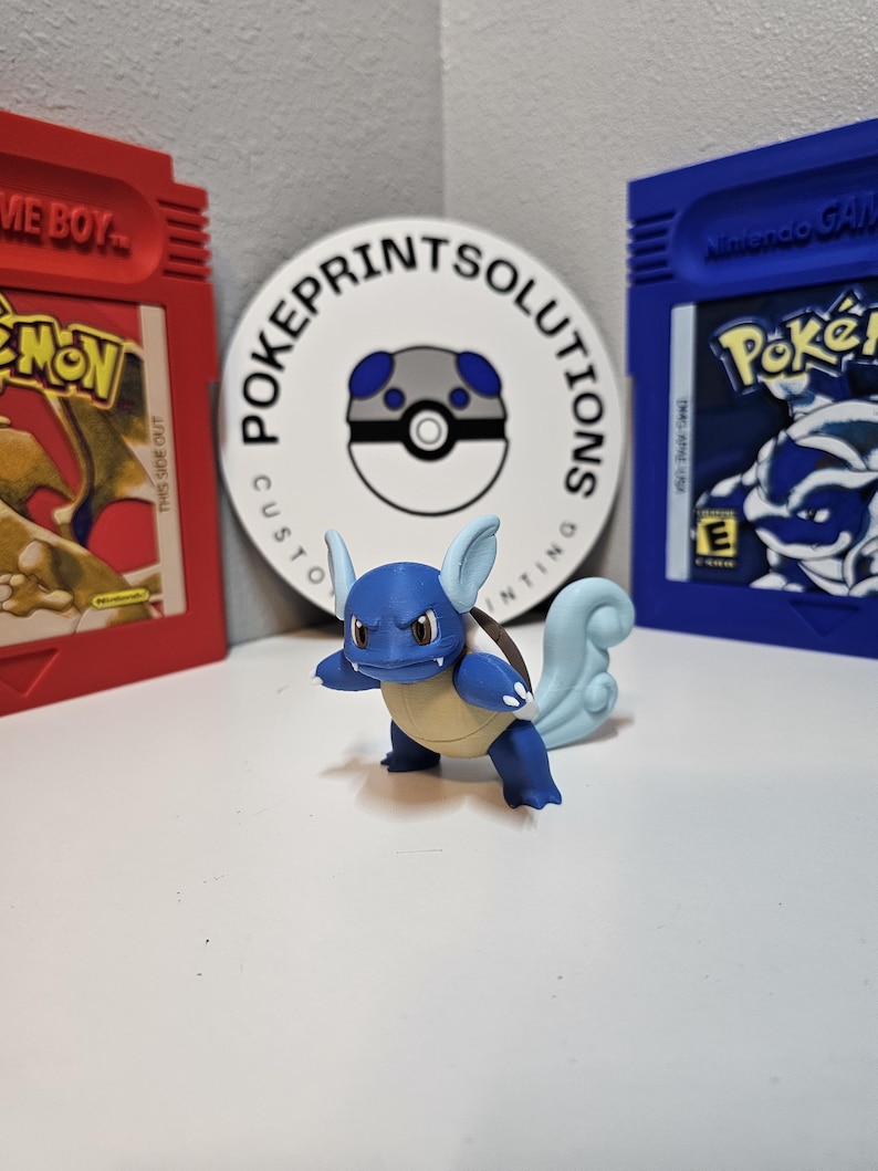 Squirtle, Wartortle, Blastoise Line Figurines - Etsy