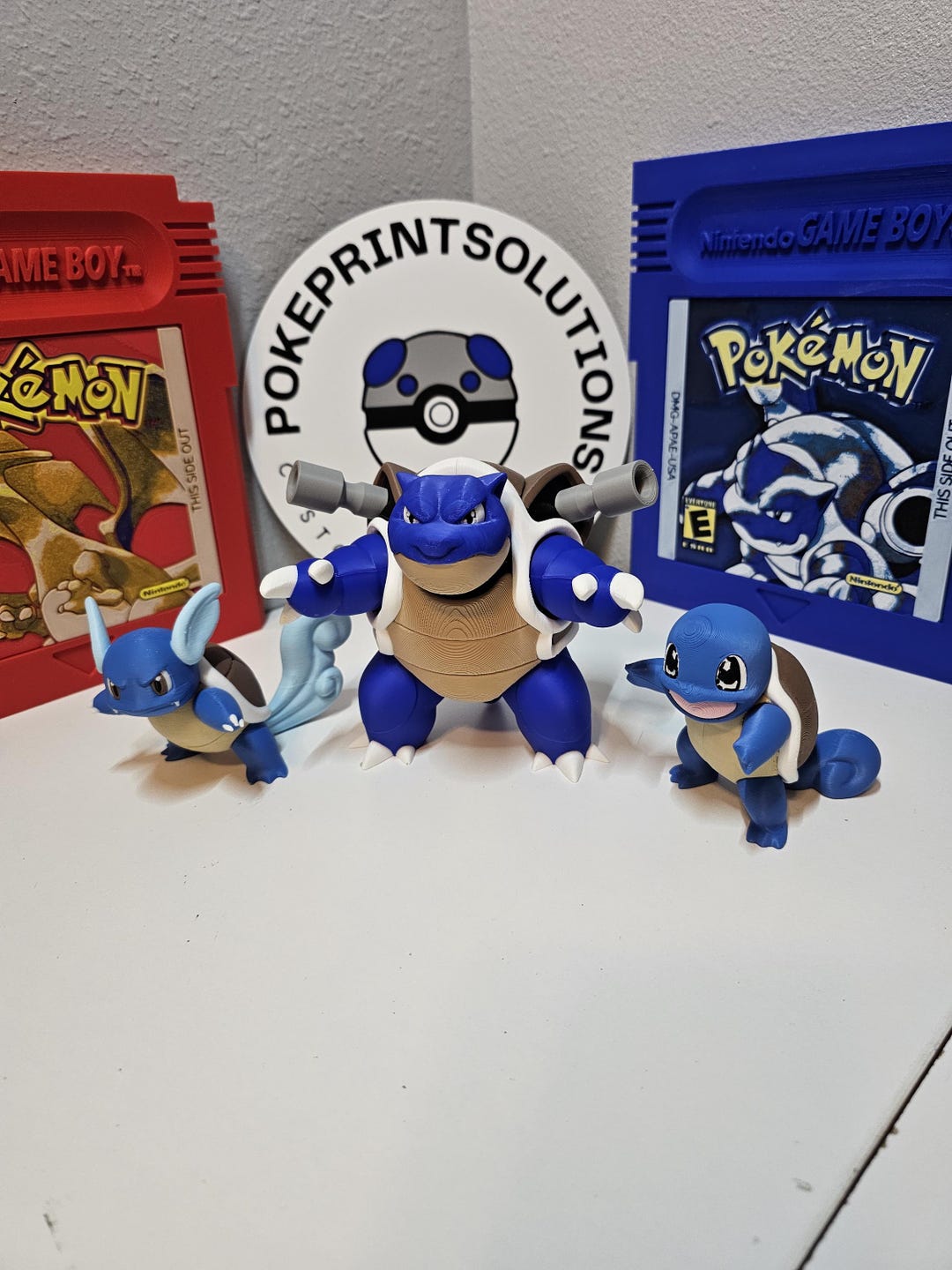 Squirtle, Wartortle, Blastoise Line Figurines - Etsy