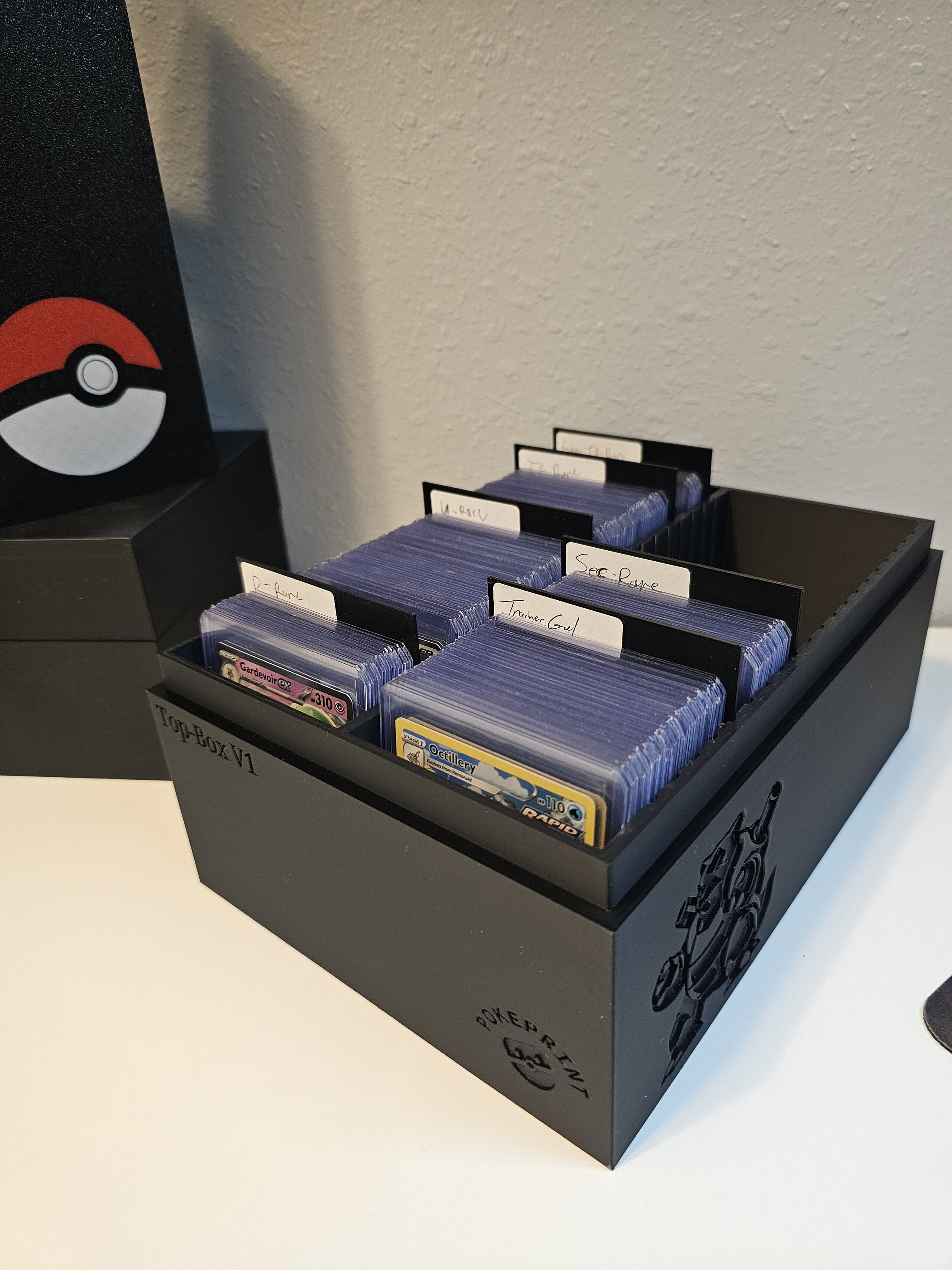 Top-box V1. Toploader Card Storage System. Safety Store and Organize ...