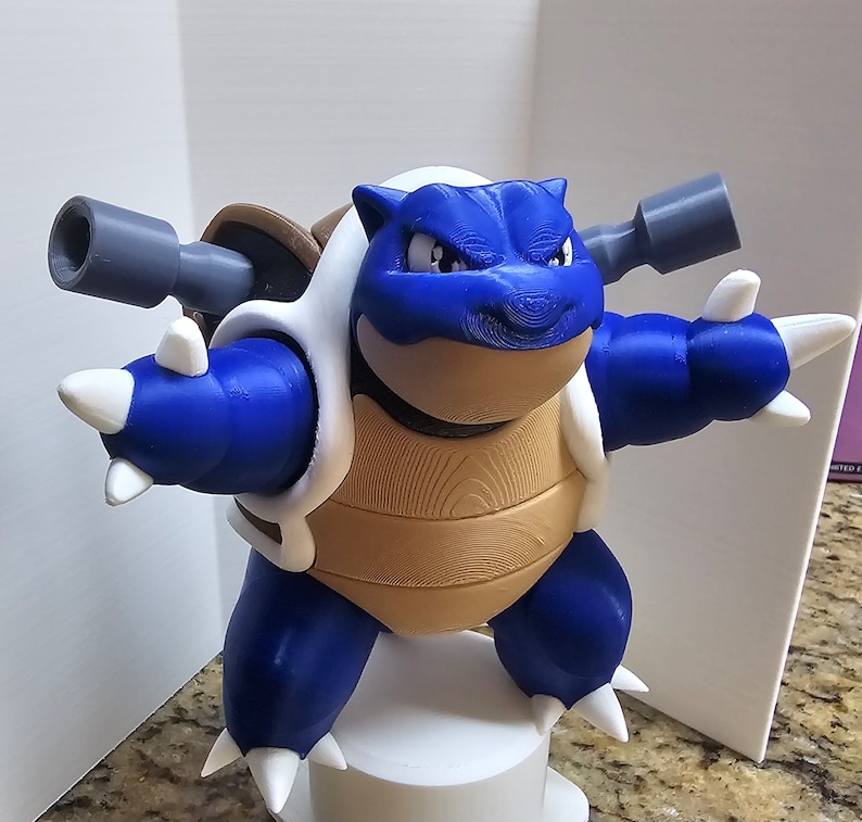 3D Printed Blastoise - Etsy