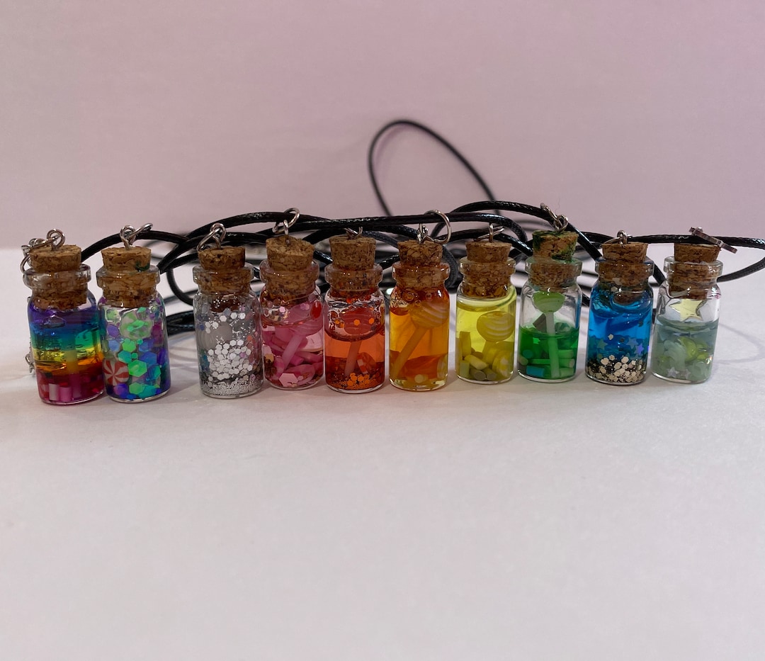 Shaker Jar Necklaces - Etsy