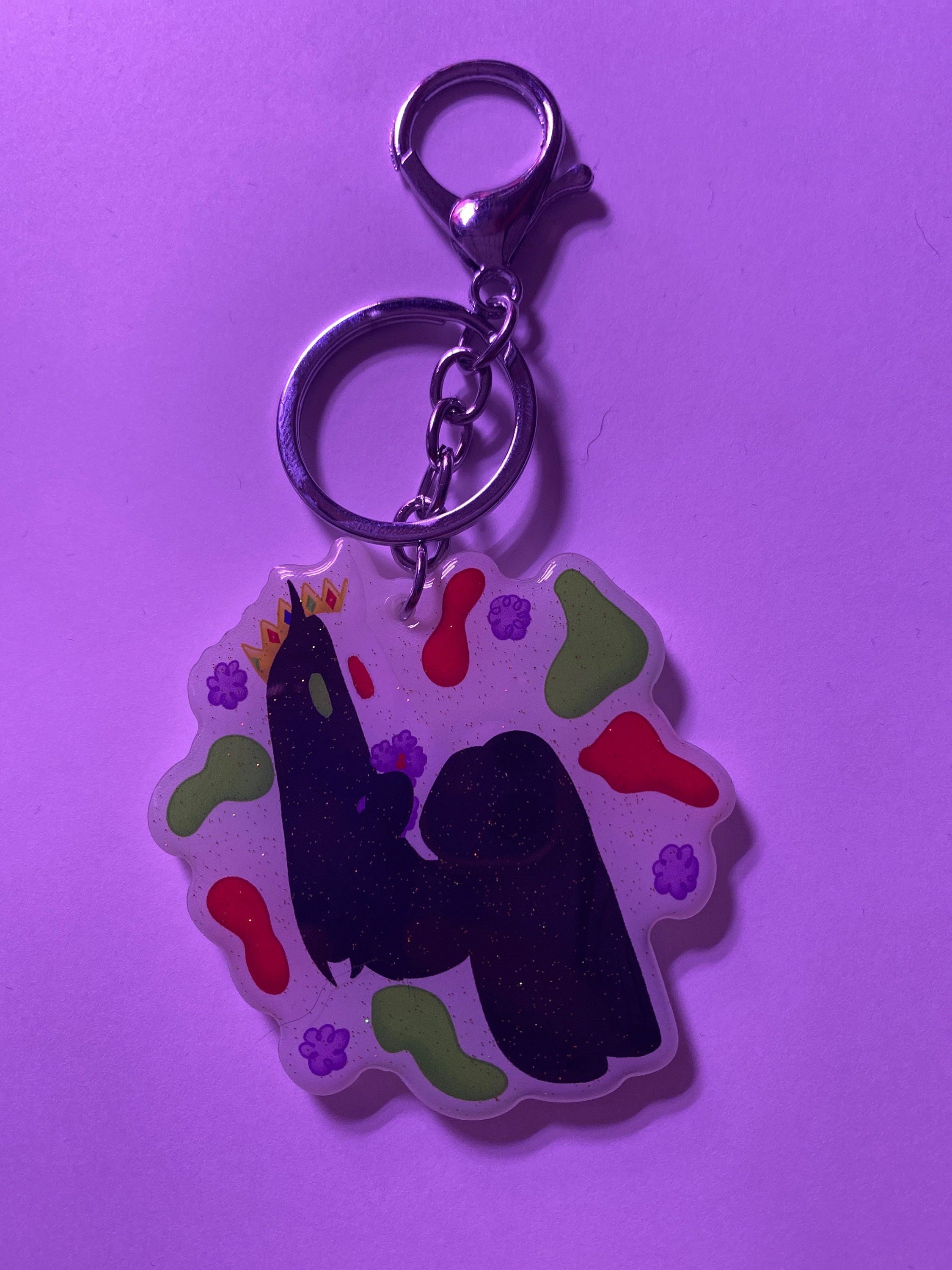 Glow-in-the-dark DSMP Ghost Keychains - Etsy
