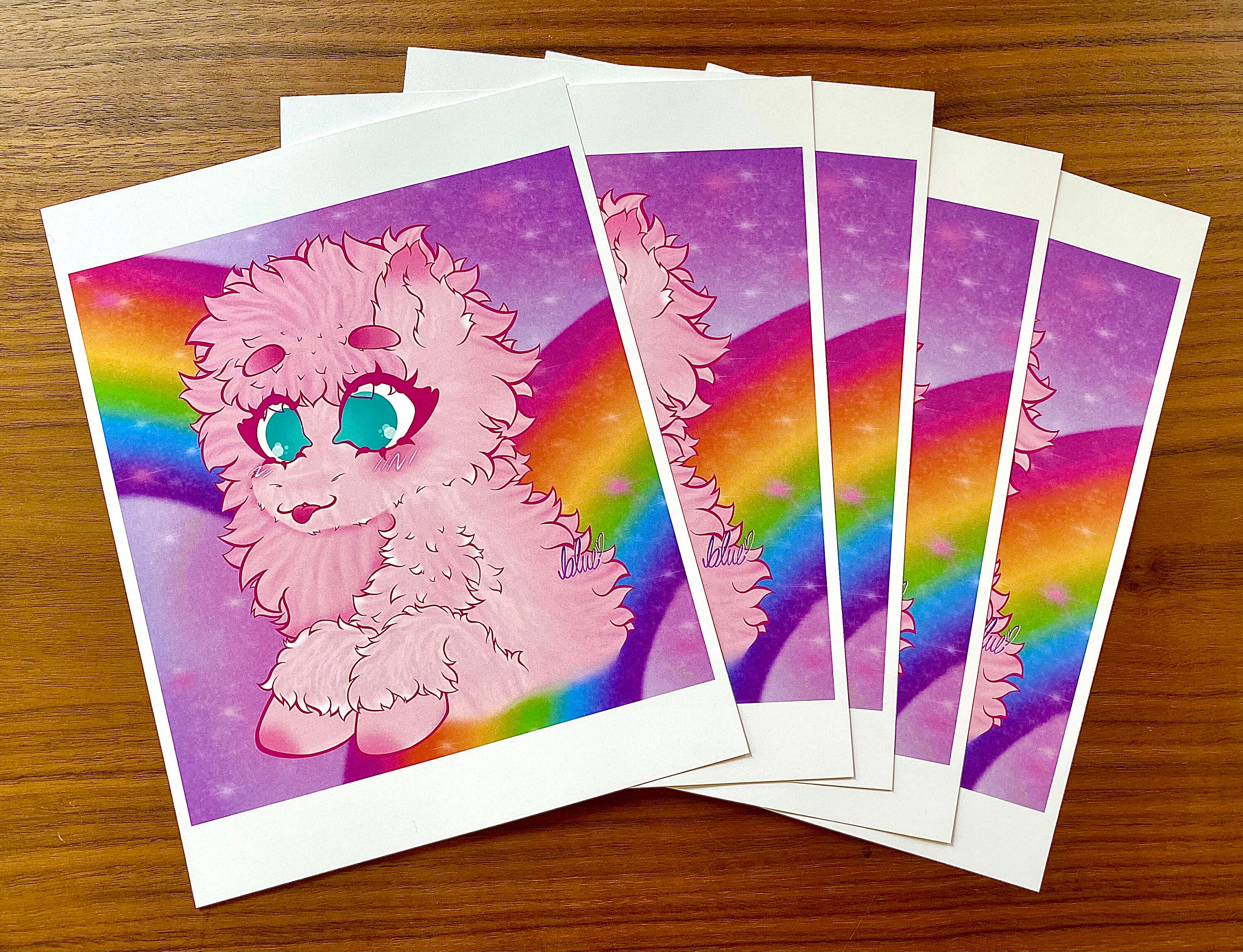 Fluffle Puff On A Rainbow