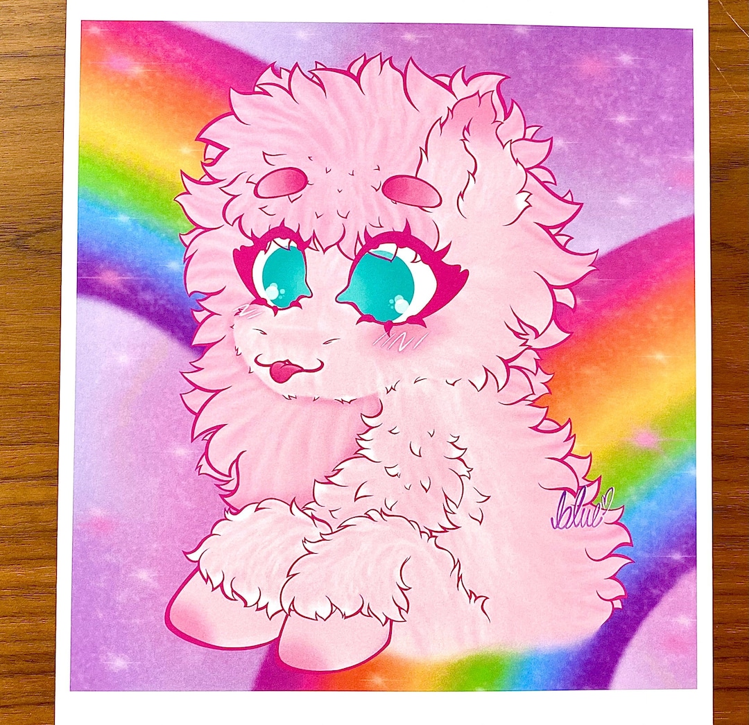 Fluffle Puff Rainbows Poster Print PFUDOR! - Etsy