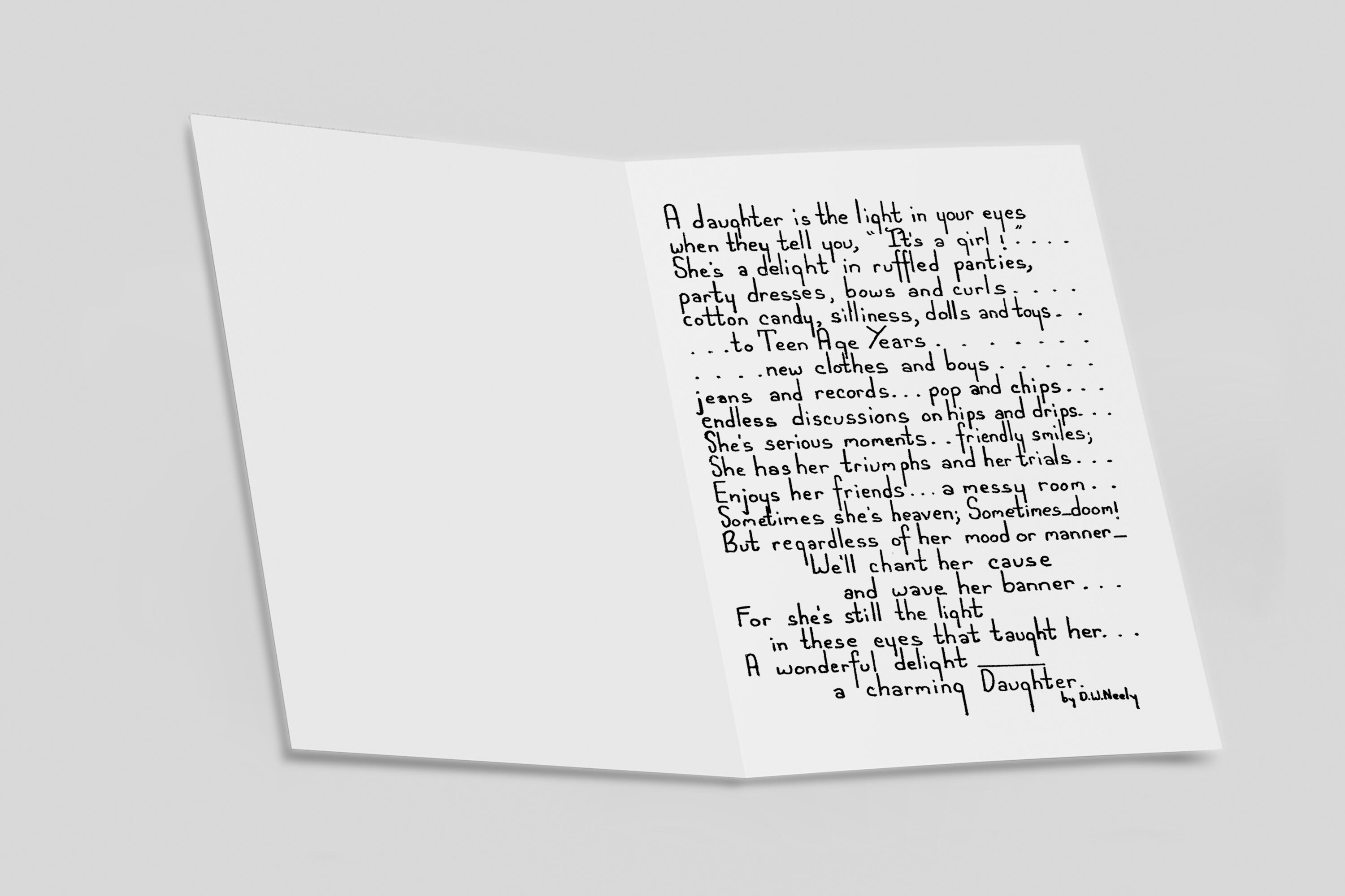 Happy Birthday to Our Delightful Daughter, Charming Daughter, Hand ...