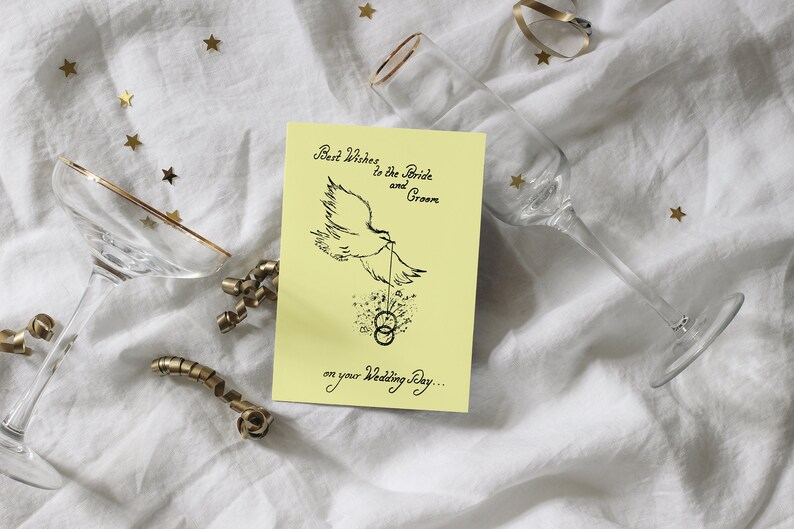 Best Wishes to the Bride and Groom Card, Congratulations on Your ...