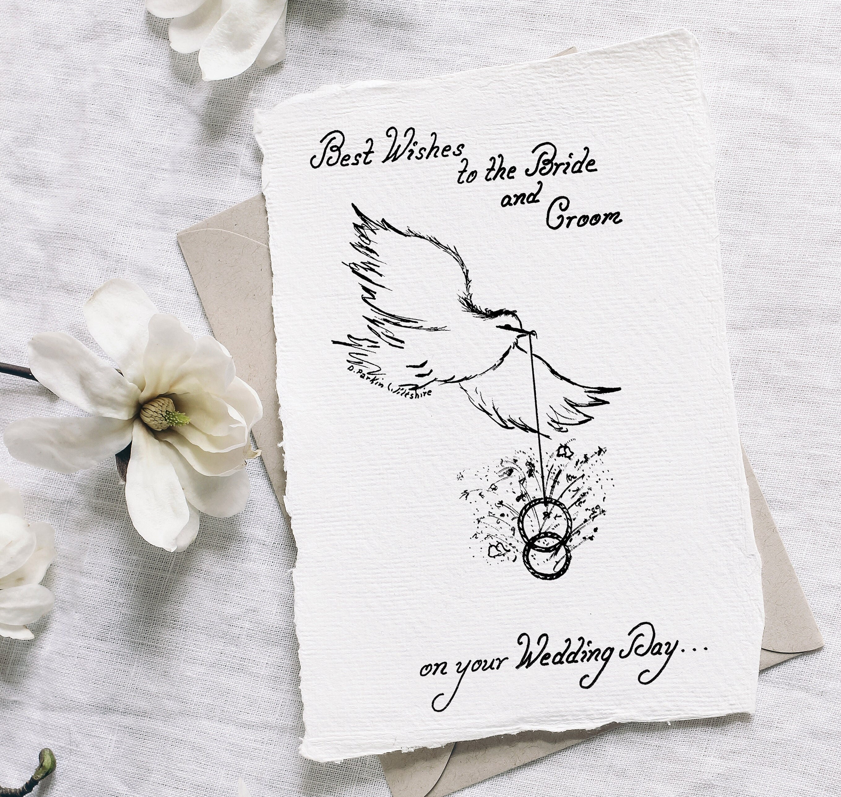 Best Wishes to the Bride and Groom Card, Congratulations on Your ...