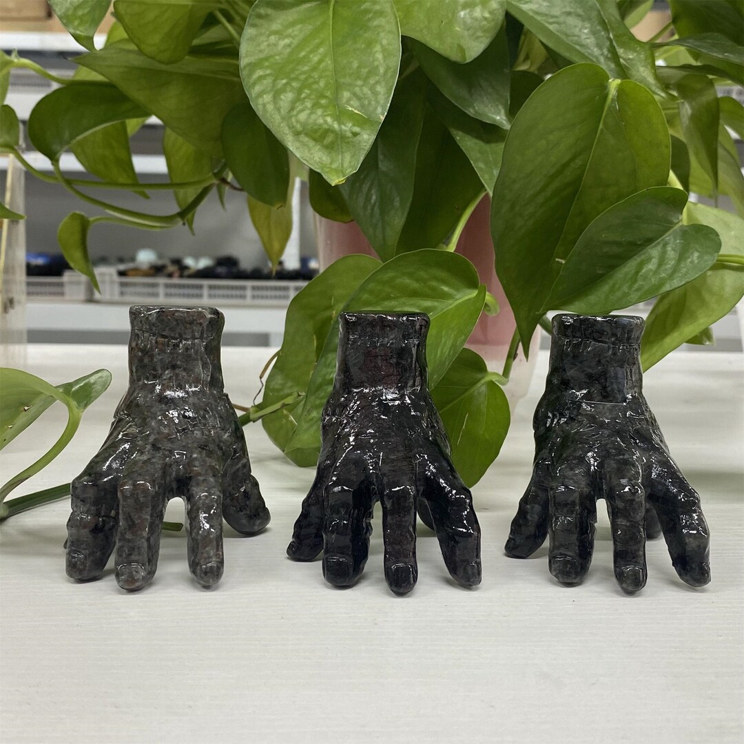 Hand Carved Natural Crystal Demon Hand Crystal Demon - Etsy Australia