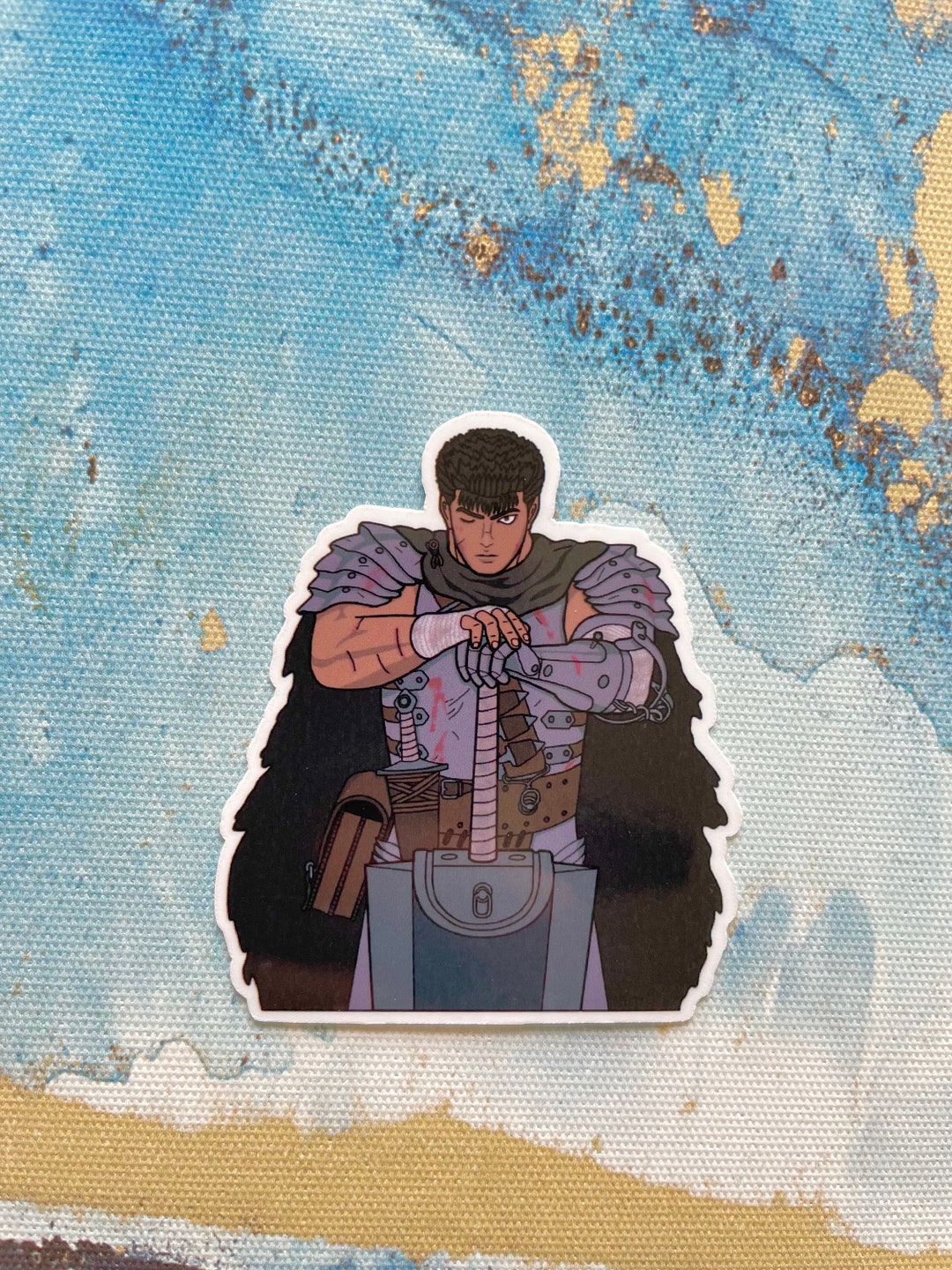 Berserk Guts Sticker I Gloss or Holographic Laminate L Waterproof I ...