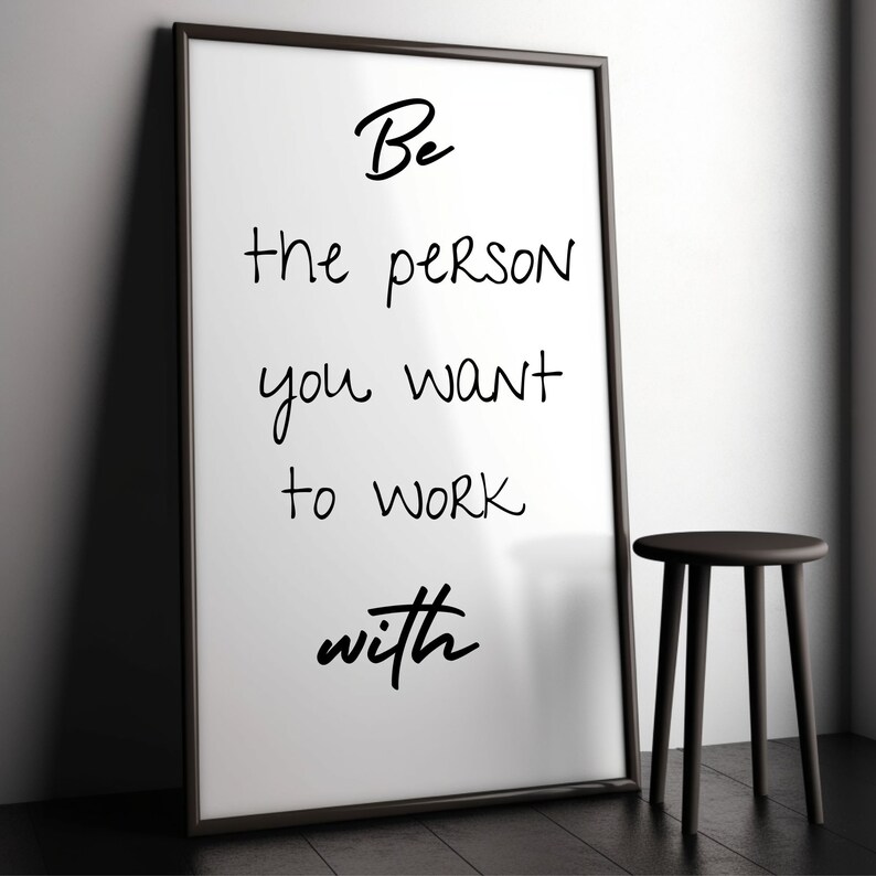 Inspirational Wall Art,office Wall Art,workplace Positivity,trendy ...