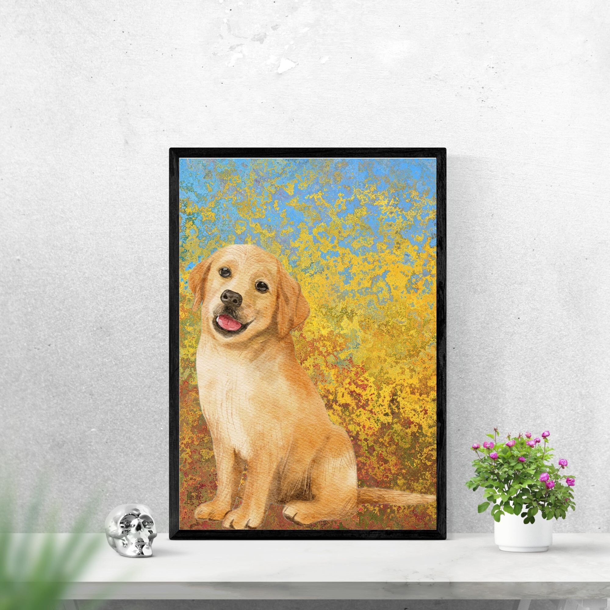 Dog Wall Art,printable Digital Download,animal Prints, Hipster Animal ...