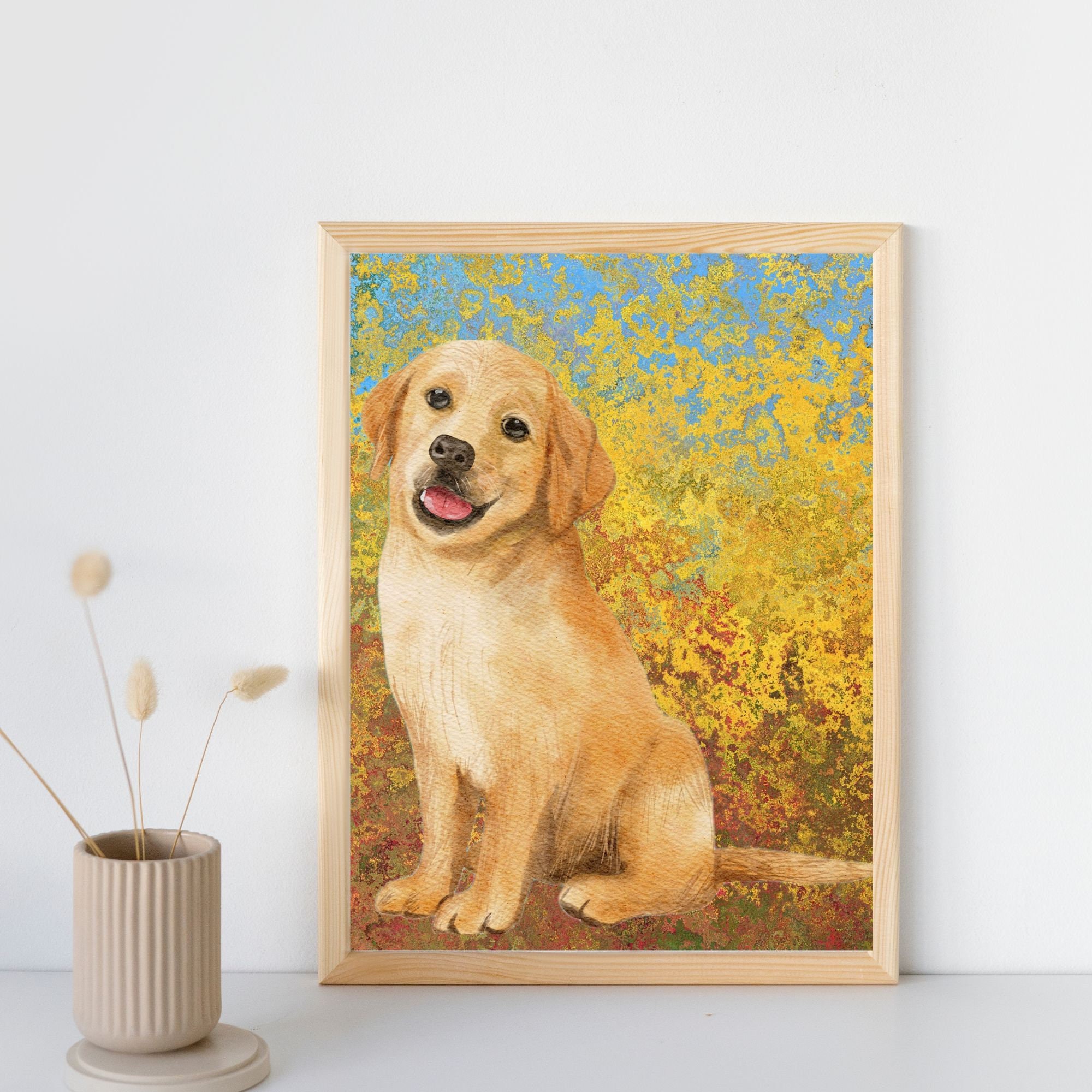 Dog Wall Art,printable Digital Download,animal Prints, Hipster Animal ...