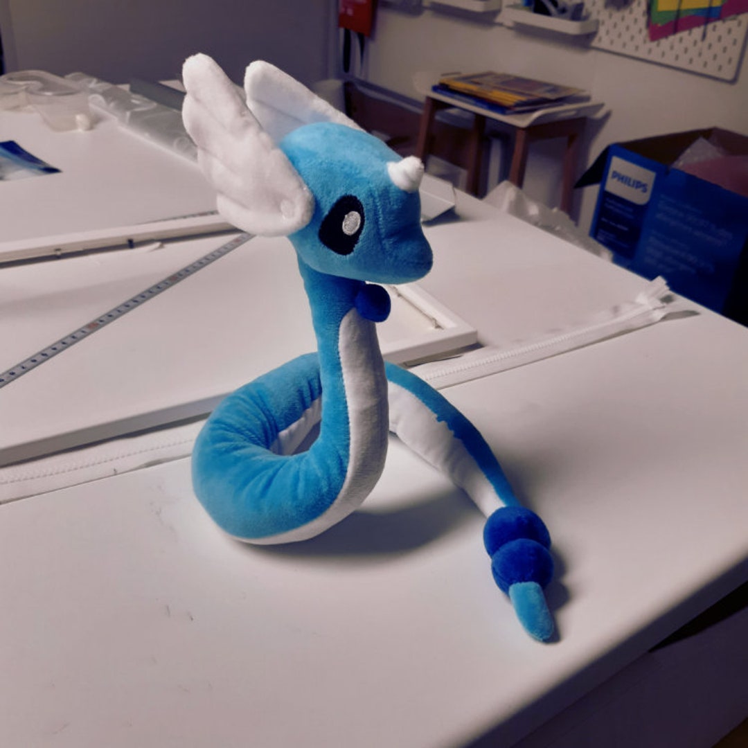 Giant Dragonair Plush Plush Stuffed Toy Cartoon Plush Toys Etsy