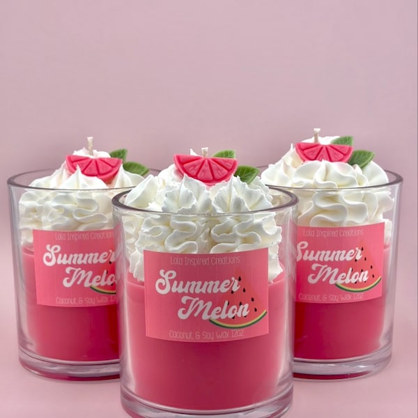 Watermelon Candle - Etsy