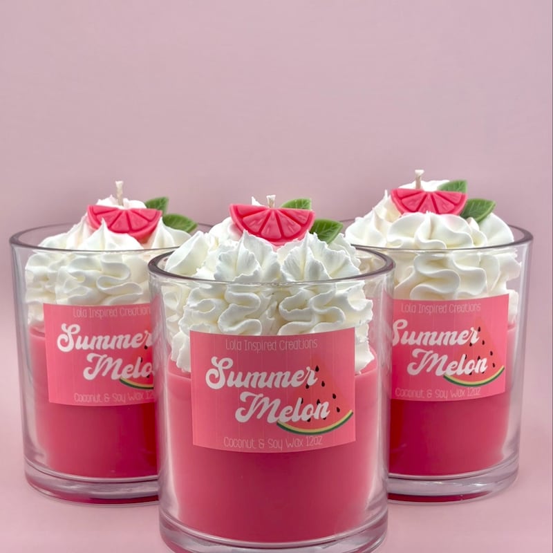 Watermelon Candle - Etsy