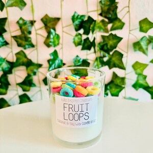 Fruit Loop Candle, Cereal Scented Candle, Cereal Candle - Etsy