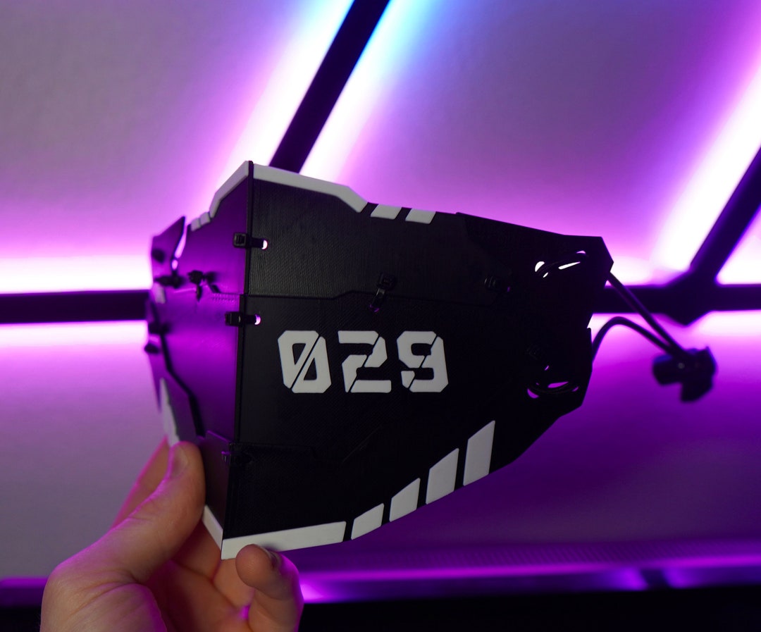 Cyberpunk Mask Protector, Tech Wear Mask, Tactical Mask, Armored Mask ...